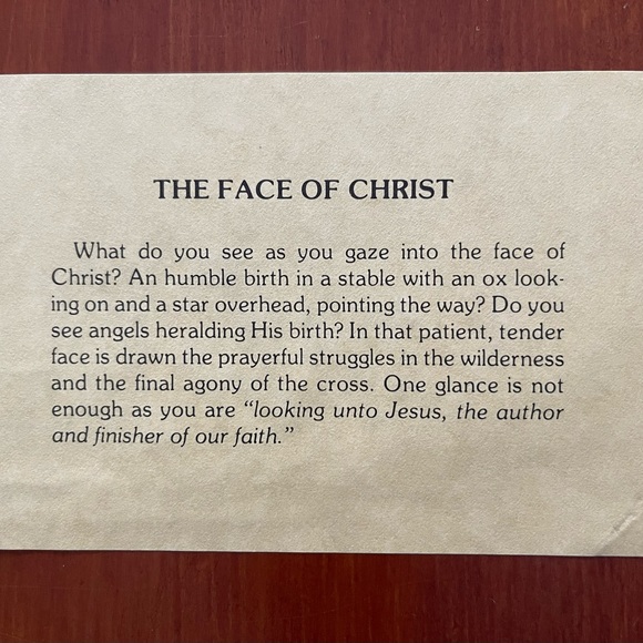 The Tennessee Mint | Art | Vintage 986 Face Of Christ Artist Joe ...